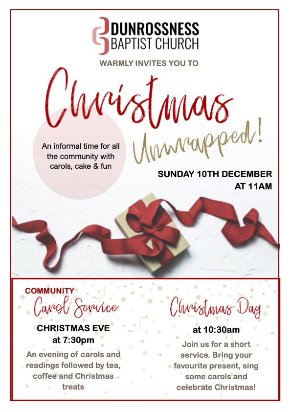 Dunrossness Baptist Church – a place to belong